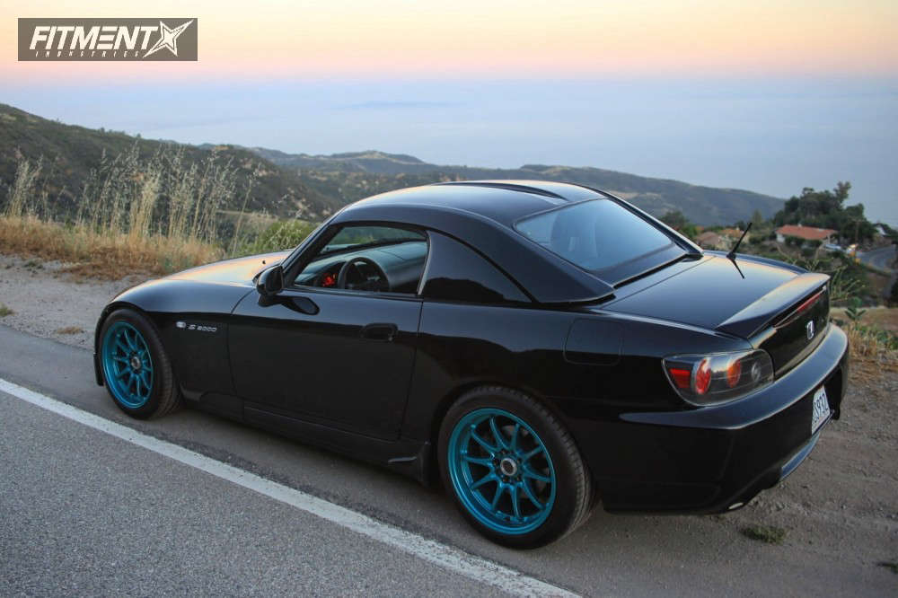 2006 Honda S2000 with 17x10 Volk Ce28n and Hankook 255x40 on Lowering ...