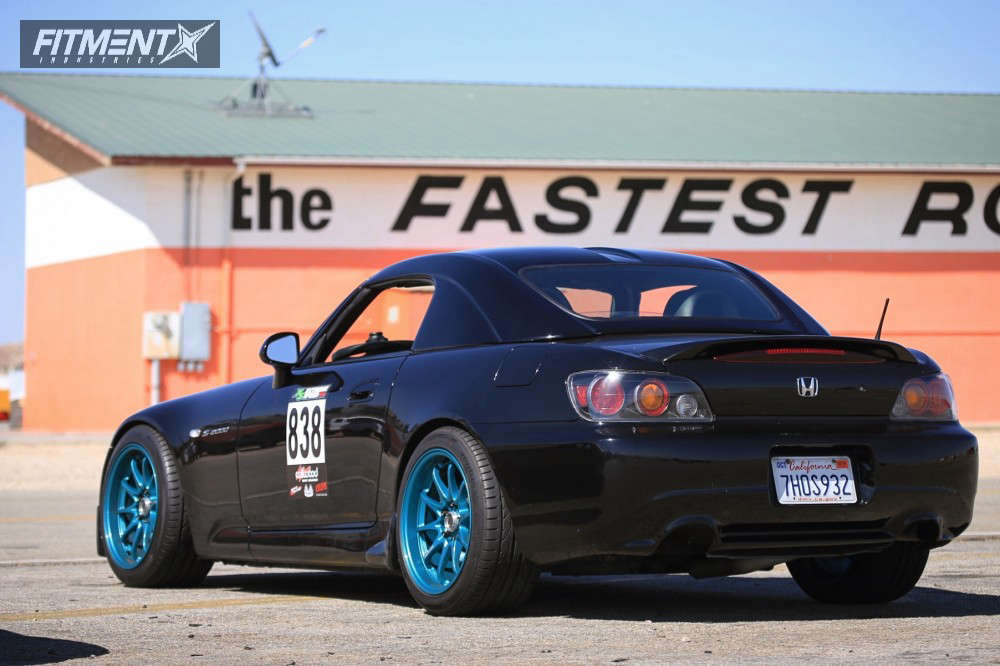 2006 Honda S2000 with 17x10 Volk Ce28n and Hankook 255x40 on Lowering ...