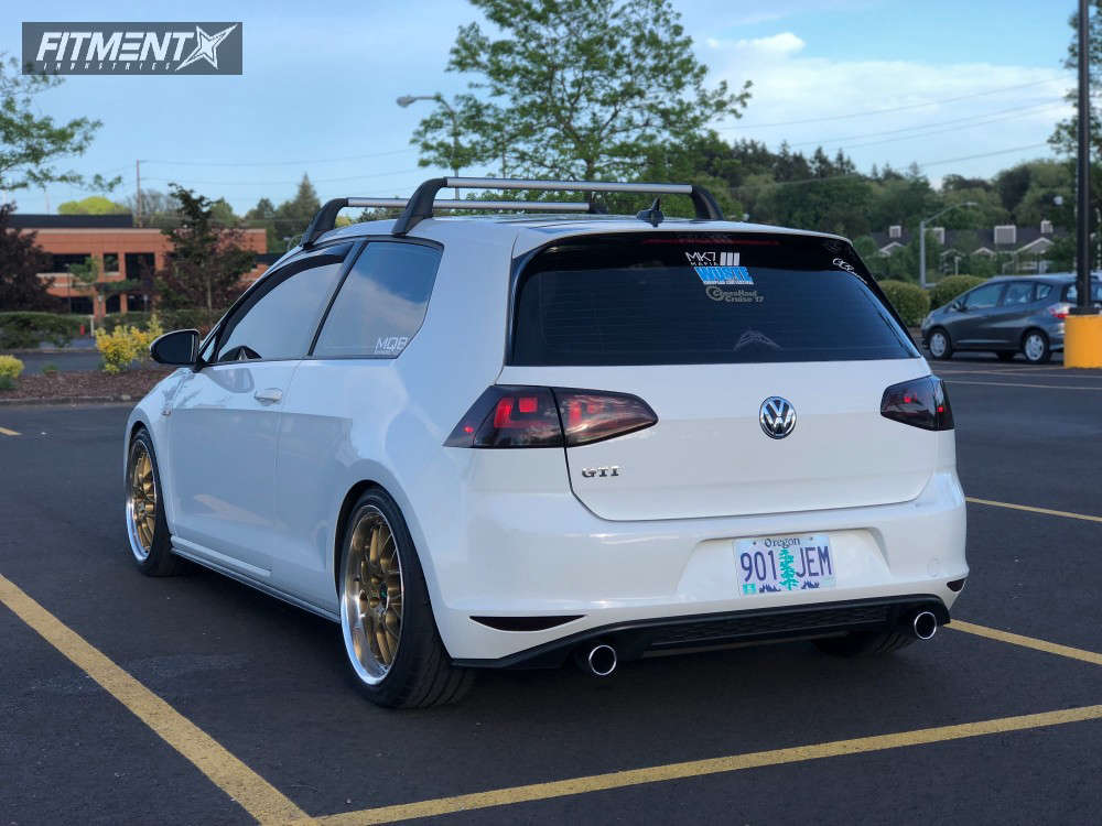 2016 Volkswagen GTI with 18x8.5 Cerumo Sports and Firestone 225x45 on ...