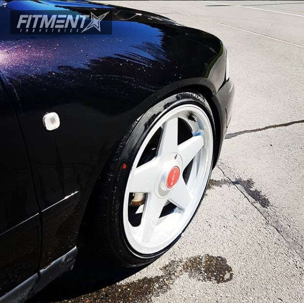 1998 Audi A4 with 18x8.5 Azev Type A and Hankook 215x40 on Coilovers ...