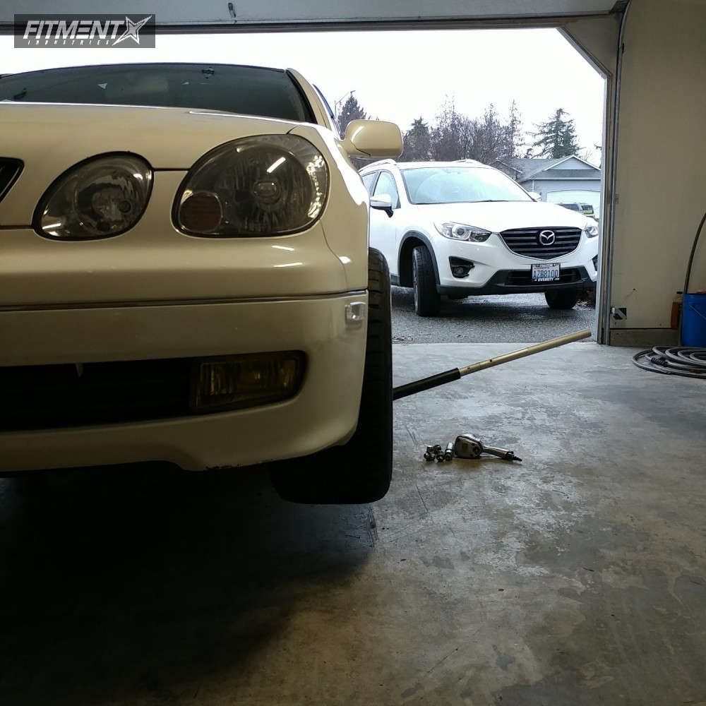 1999 Lexus GS400 with 18x9.5 Enkei RPF1 and Federal 245x40 on Coilovers ...