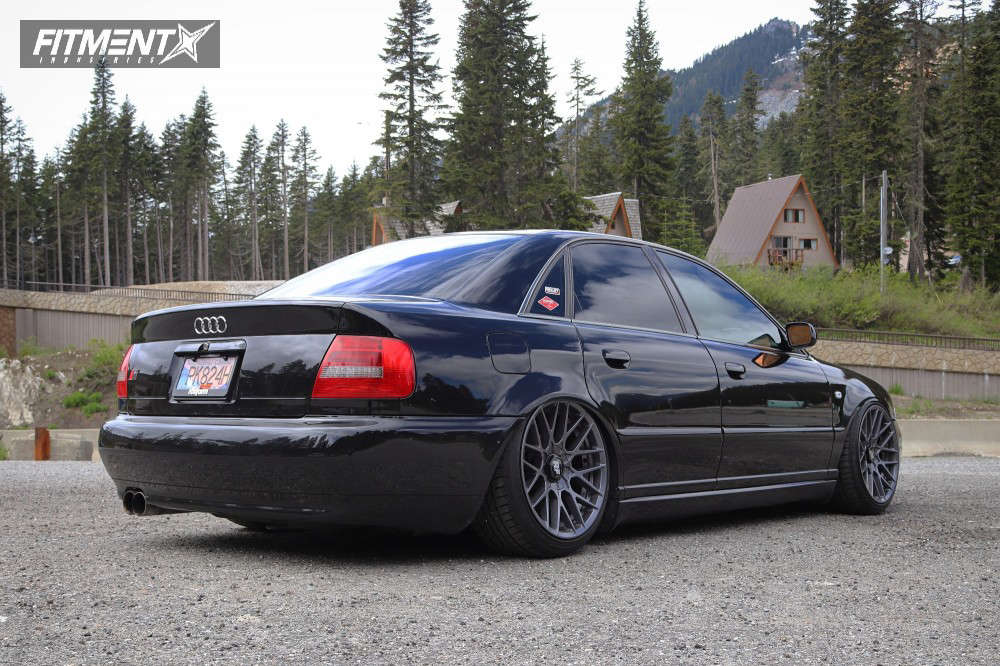 2000 Audi S4 Base with 18x9.5 Rotiform Rse and Continental 225x40 on ...