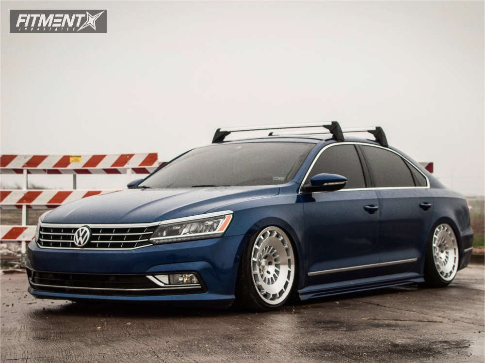 2017 Volkswagen Passat with 19x10 Rotiform Ccv and Continental 235x35 ...