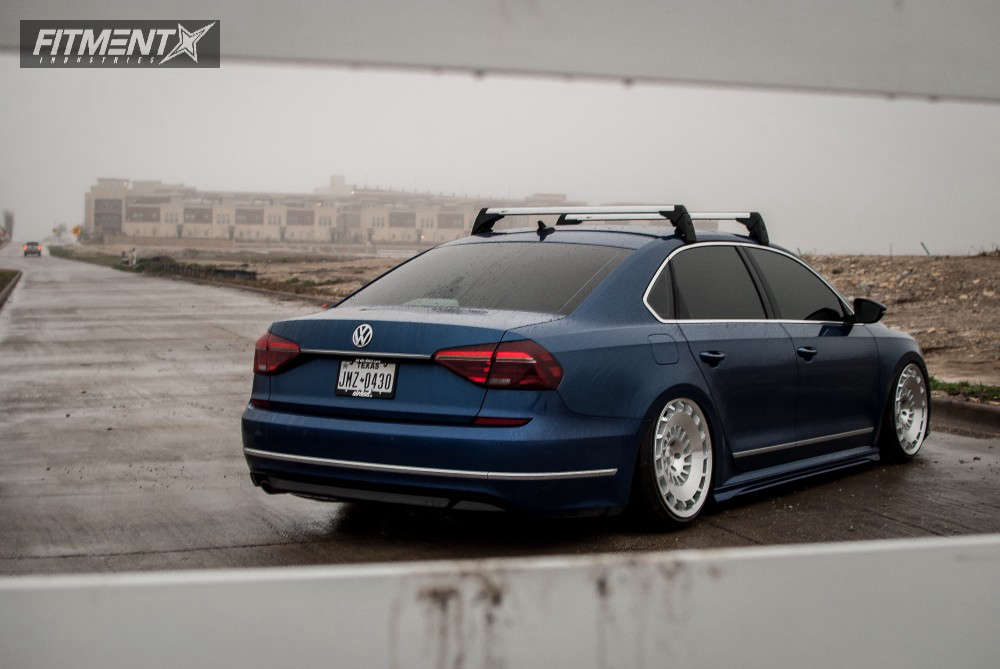 2017 Volkswagen Passat with 19x10 Rotiform Ccv and Continental 235x35 ...