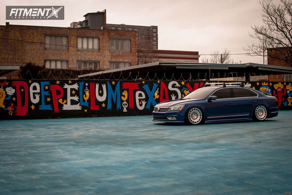 2017 Volkswagen Passat with 19x10 Rotiform Ccv and Continental 235x35 ...