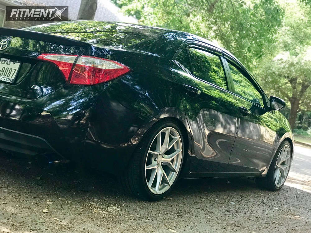 2016 Toyota Corolla with 18x8 Aodhan Ls007 and Grenlander 225x40 on ...