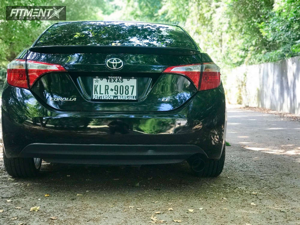 2016 Toyota Corolla with 18x8 Aodhan Ls007 and Grenlander 225x40 on ...