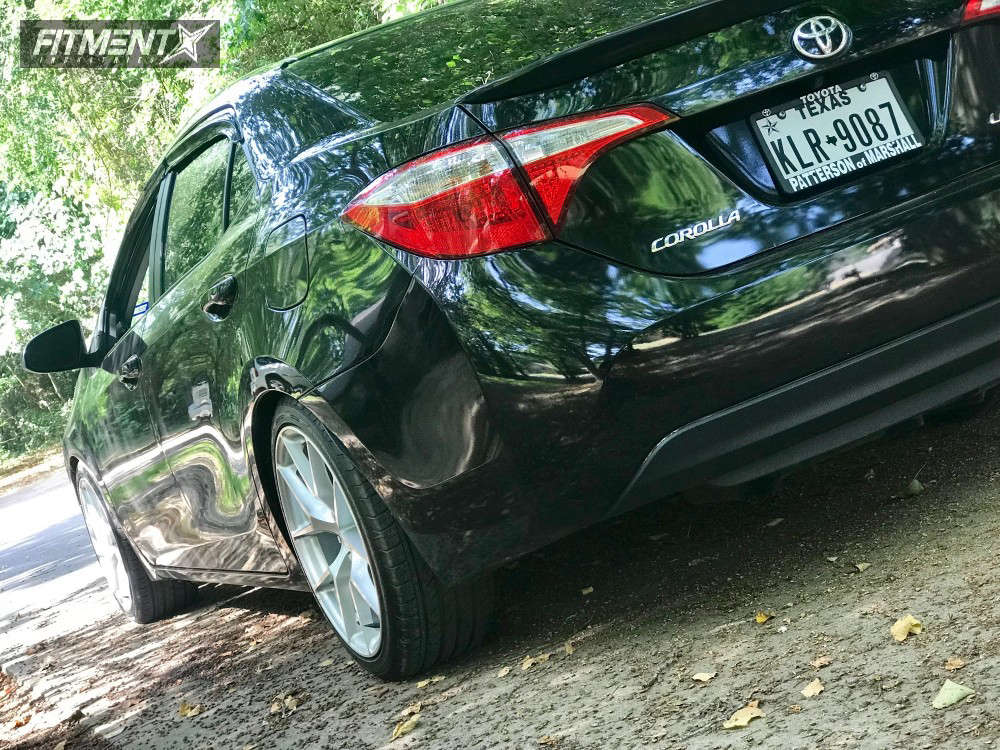 2016 Toyota Corolla with 18x8 Aodhan Ls007 and Grenlander 225x40 on ...