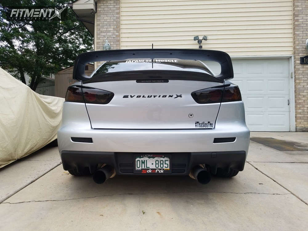 2010 Mitsubishi Lancer with 18x9.5 ESR SR04 and Falken 245x40 on ...