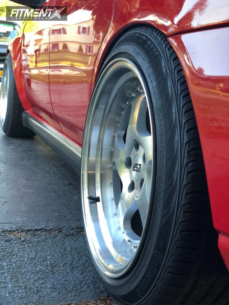 2004 Subaru WRX with 17x9.5 ESR Sr02 and Continental 225x45 on ...