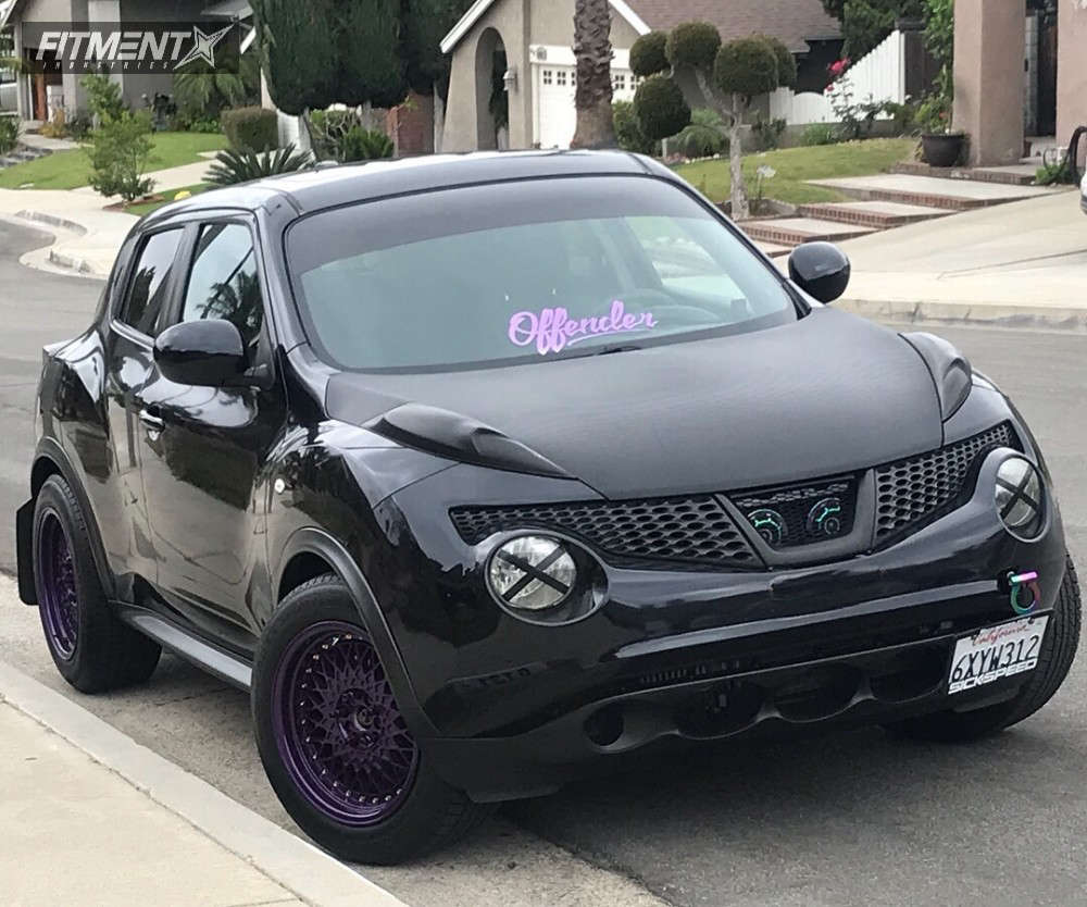 2011 Nissan Juke with 17x9 JNC Jnc031 and Nankang 235x55 on Lowering ...