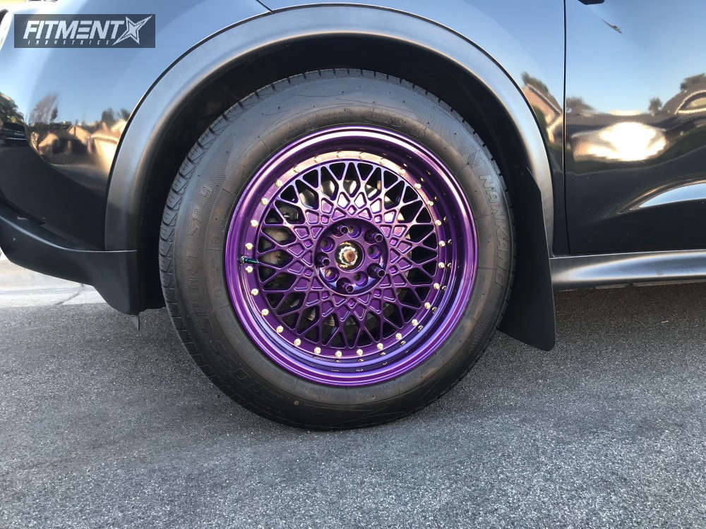 2011 Nissan Juke with 17x9 JNC Jnc031 and Nankang 235x55 on Lowering ...