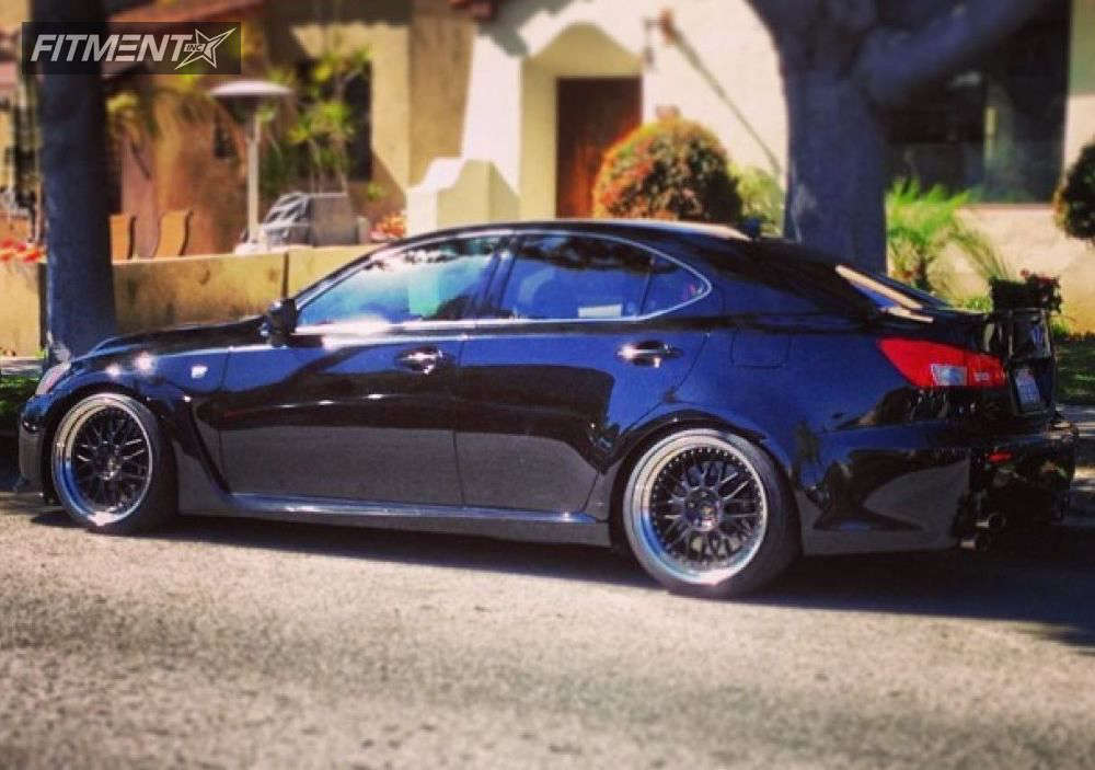 2008 Lexus IS F 4dr Sedan (5.0L 8cyl 8A) with 19x9 Work VS XX and ...