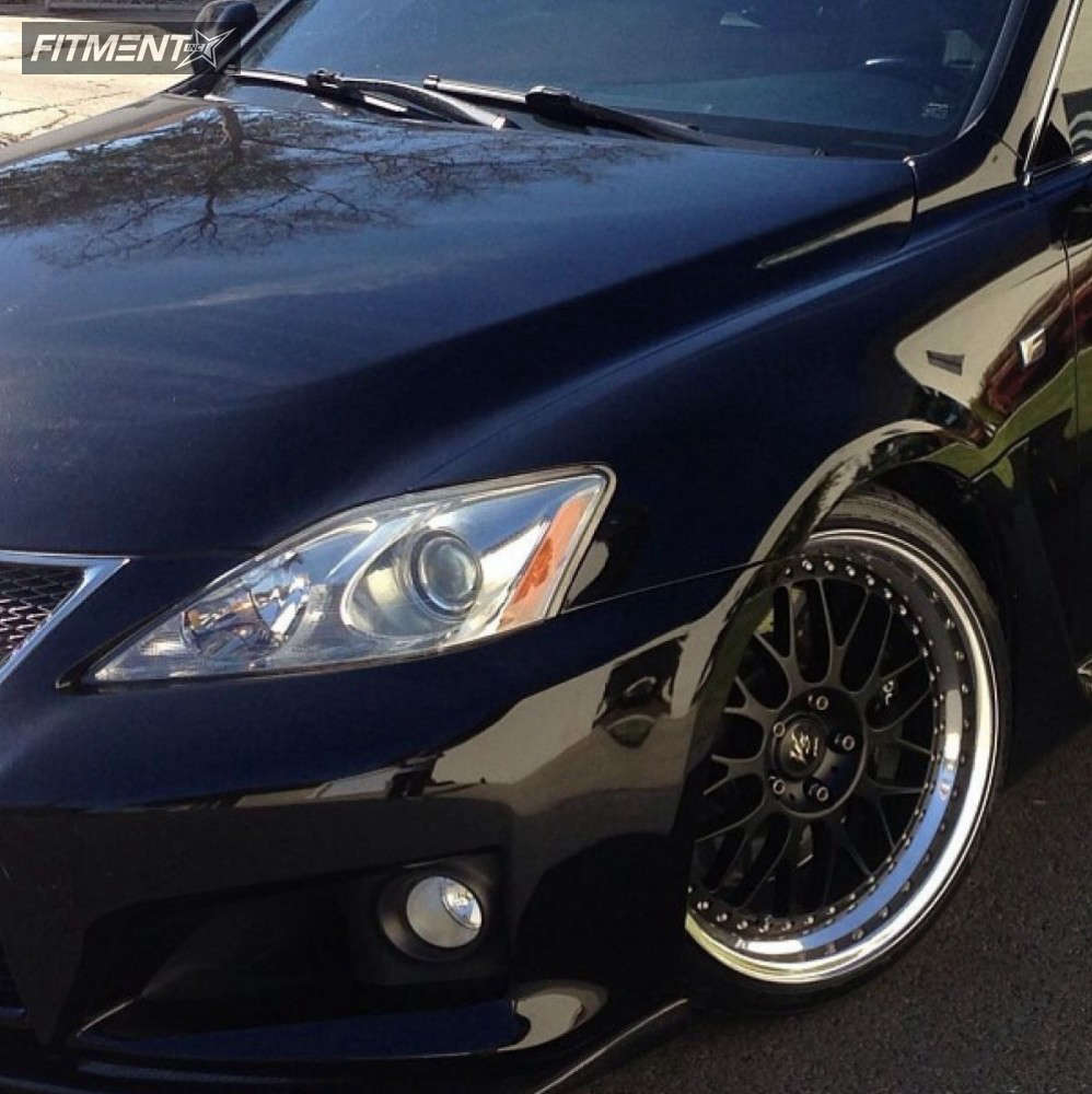 2008 Lexus IS F 4dr Sedan (5.0L 8cyl 8A) with 19x9 Work VS XX and ...