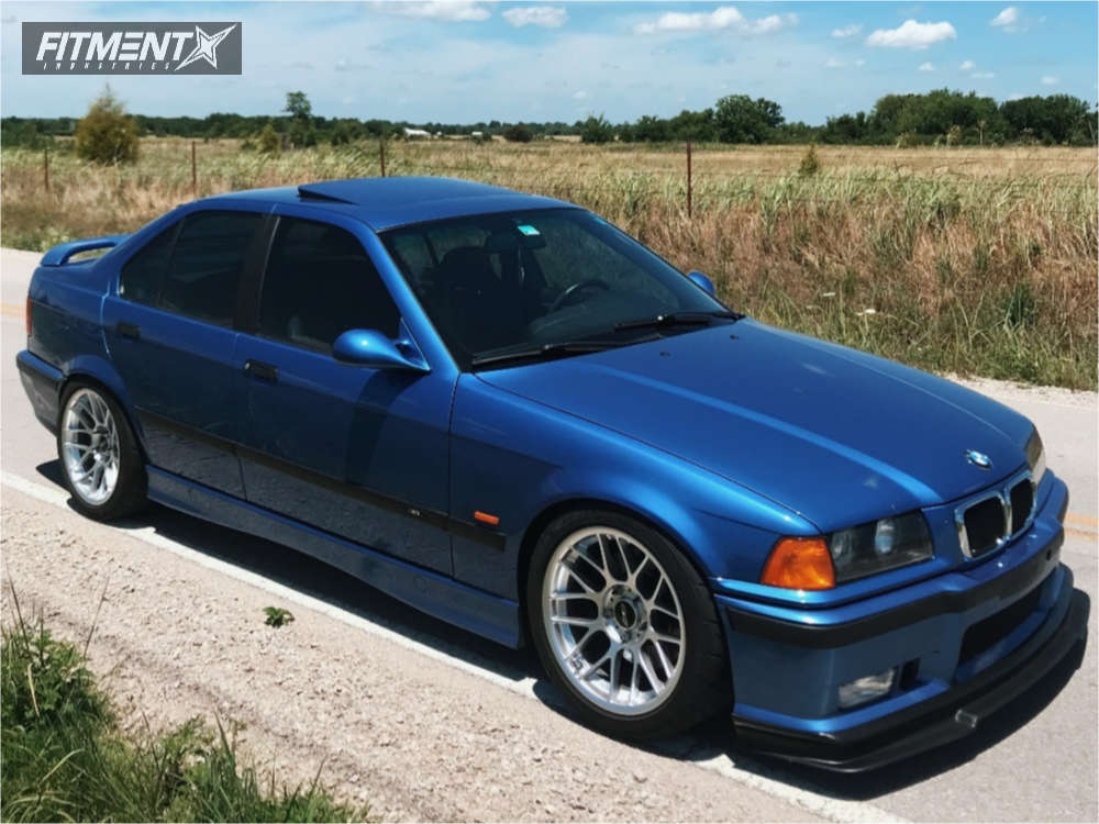 1997 BMW M3 with 17x9.5 Apex Arc-8 and Bridgestone 245x40 on Coilovers ...