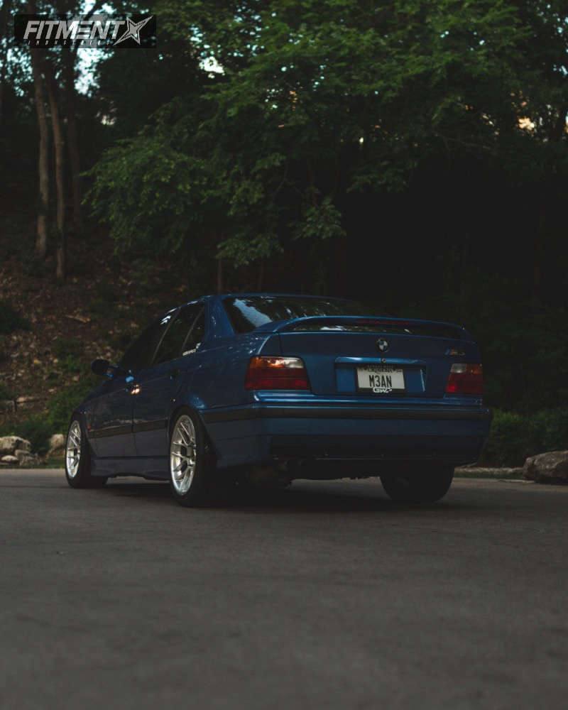 1997 BMW M3 with 17x9.5 Apex Arc-8 and Bridgestone 245x40 on Coilovers ...