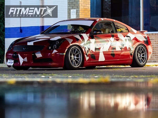 2005 INFINITI G35 with 18x10.5 Ambit and Continental 255x35 on ...