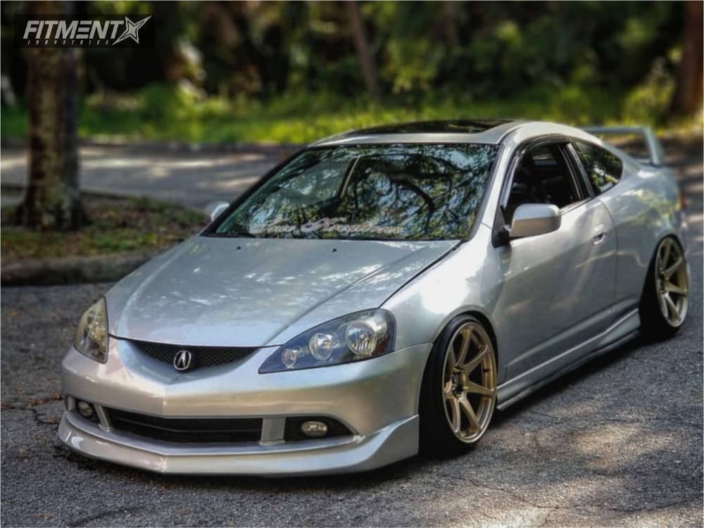 2006 Acura RSX with 18x9.5 MB Wheels Battle and Federal 215x35 on ...
