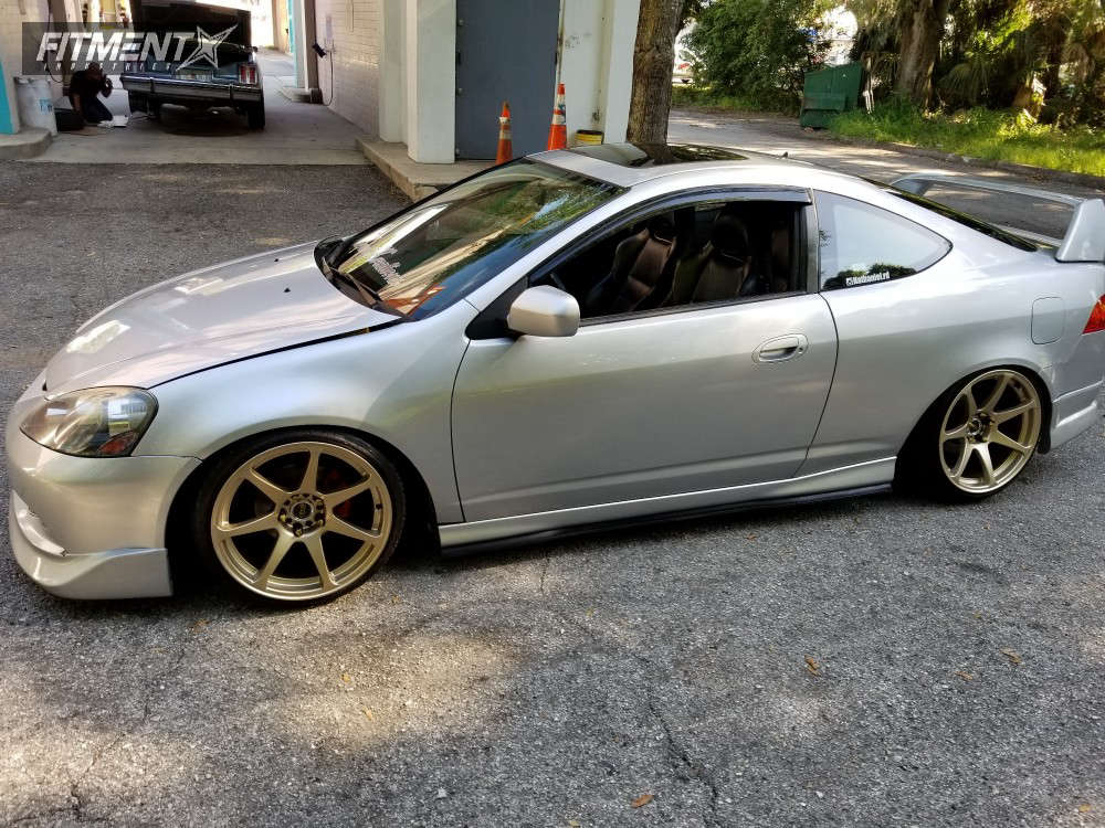 2006 Acura RSX with 18x9.5 MB Wheels Battle and Federal 215x35 on ...