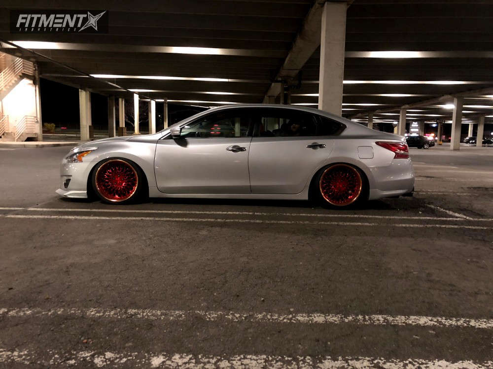 2015 Nissan Altima with 19x9 GMR Sf01 and Federal 225x35 on Air ...