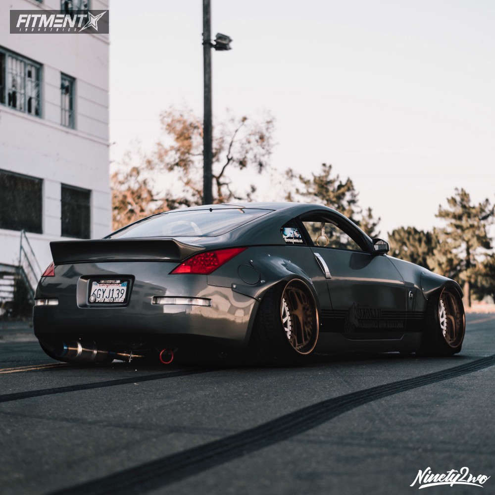 2008 Nissan 350Z with 19x11.5 Heritage Hokkaido and Nankang 285x30 on ...