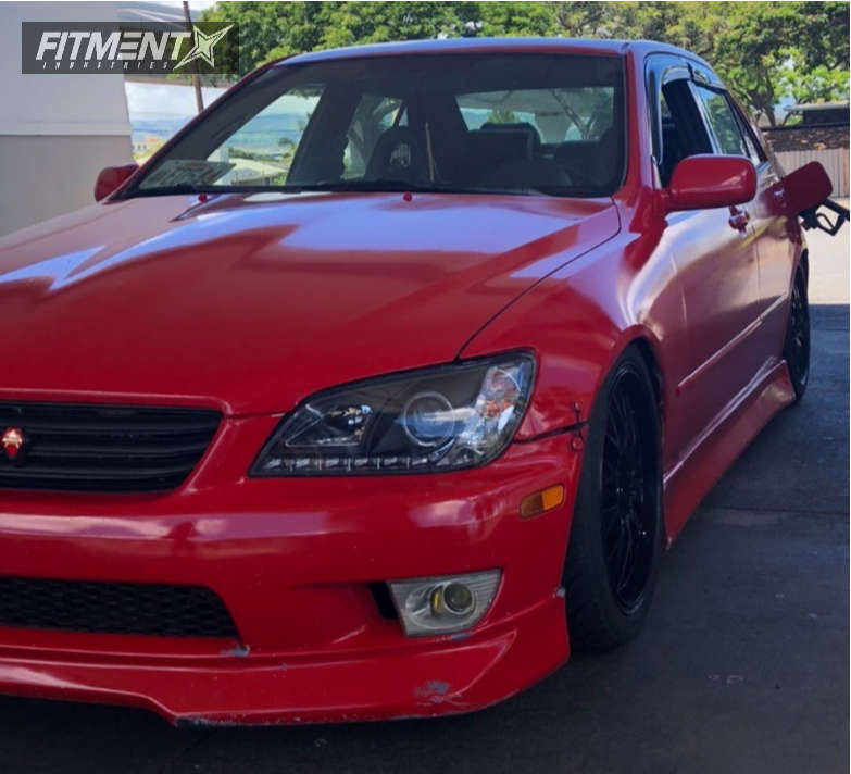 2002 Lexus IS300 with 18x8 Kyowa Evolve and Federal 225x40 on Coilovers | 430421 | Fitment ...