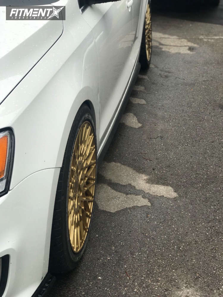 2013 Volkswagen Jetta with 18x8 Avant Garde M540 and Hankook 225x40 on ...