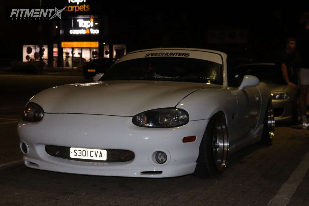 1999 Mazda MX-5 Miata with 16x9 Japan Racing Jr12 and Toyo Tires 185x40 ...