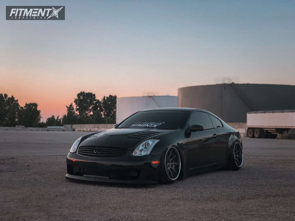 2004 INFINITI G35 with 19x11 Concept One Forged CF-003x and Nitto ...