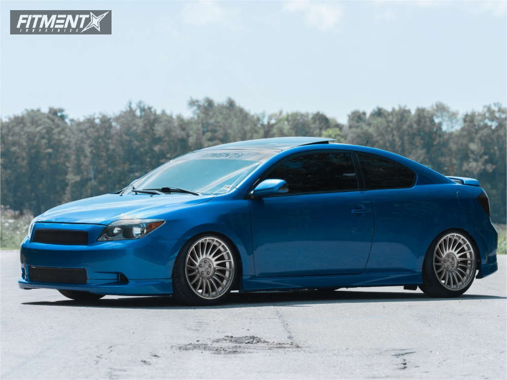 2006 Scion TC with 18x9.5 3SDM 0.04 and Nitto 215x40 on Coilovers ...