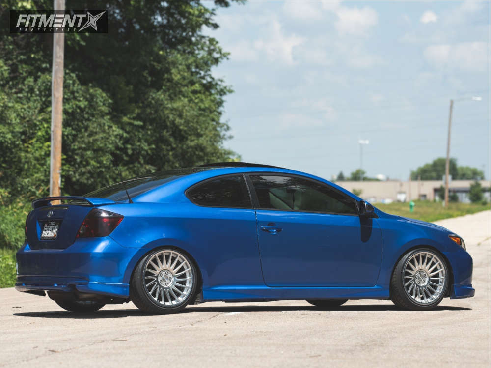 2006 Scion TC with 18x9.5 3SDM 0.04 and Nitto 215x40 on Coilovers ...