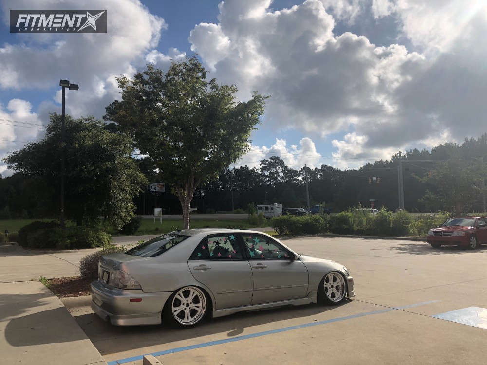 2001 Lexus IS300 with 18x9.5 Weds Cerberus Ii and Achilles 225x35 on ...