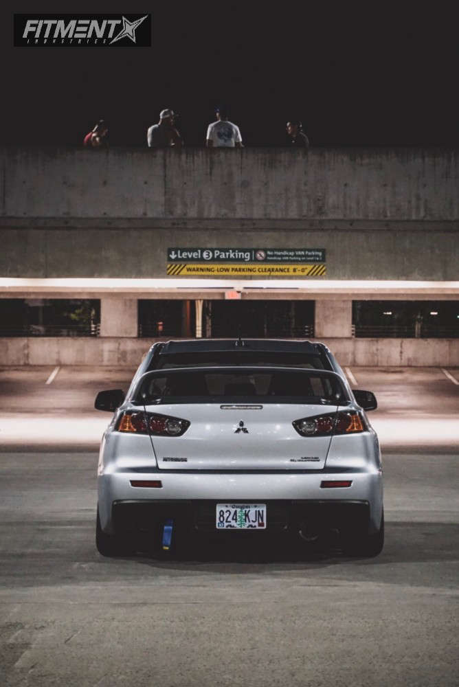 2014 Mitsubishi Lancer with 18x9.5 ESR Sr07 and Continental 245x30 on ...