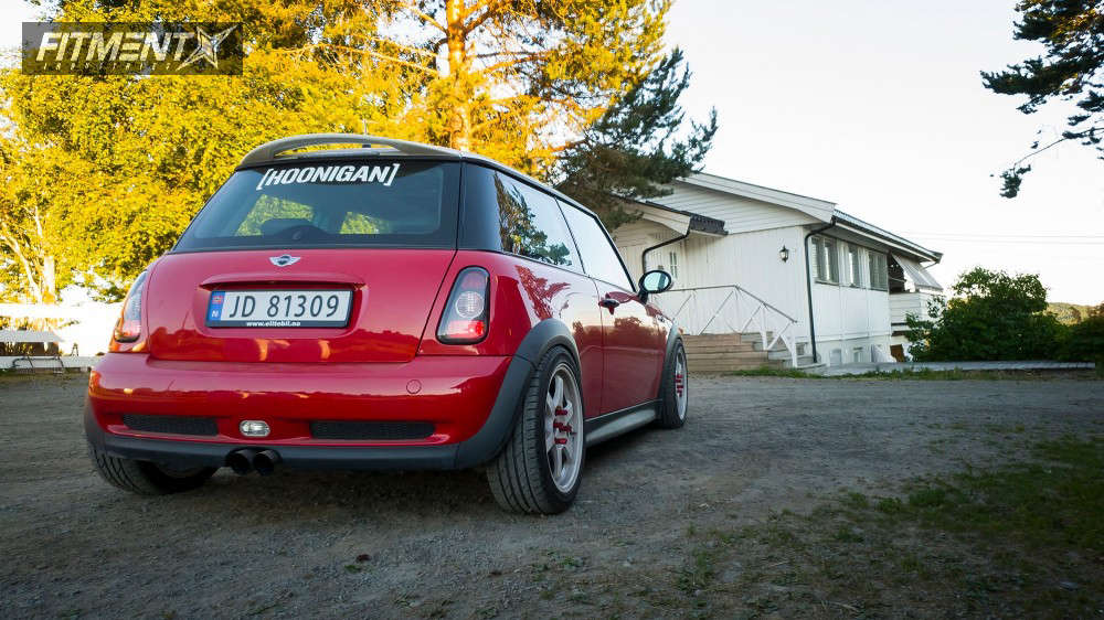 2002 Mini Cooper with 16x7 Rota Grid and Nankang 205x45 on Coilovers ...