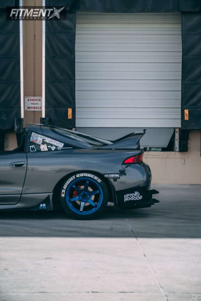 1998 Mitsubishi Eclipse GS with 17x9.5 Rays Engineering and Bridgestone ...