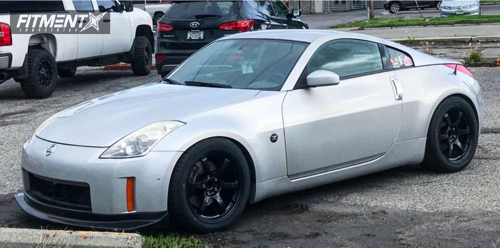 2007 Nissan 350Z with 18x9.5 Gram Lights 57DR and Sumitomo 265x40 on ...