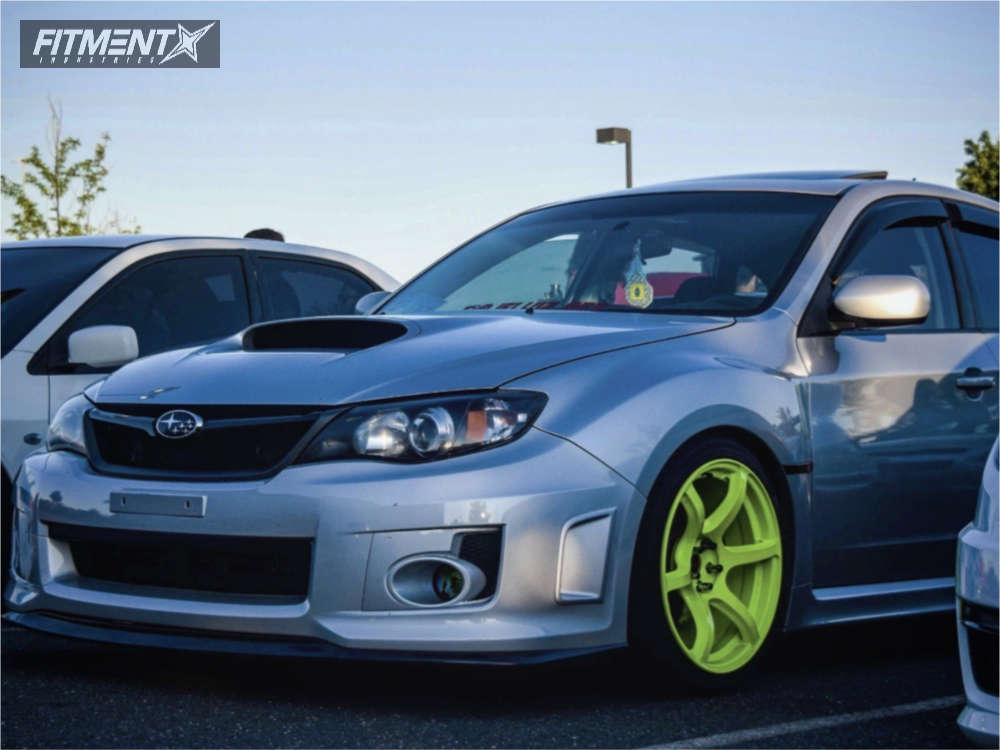 2011 Subaru WRX with 18x9.5 Rays Engineering 57c6s and Hankook 235x35 ...