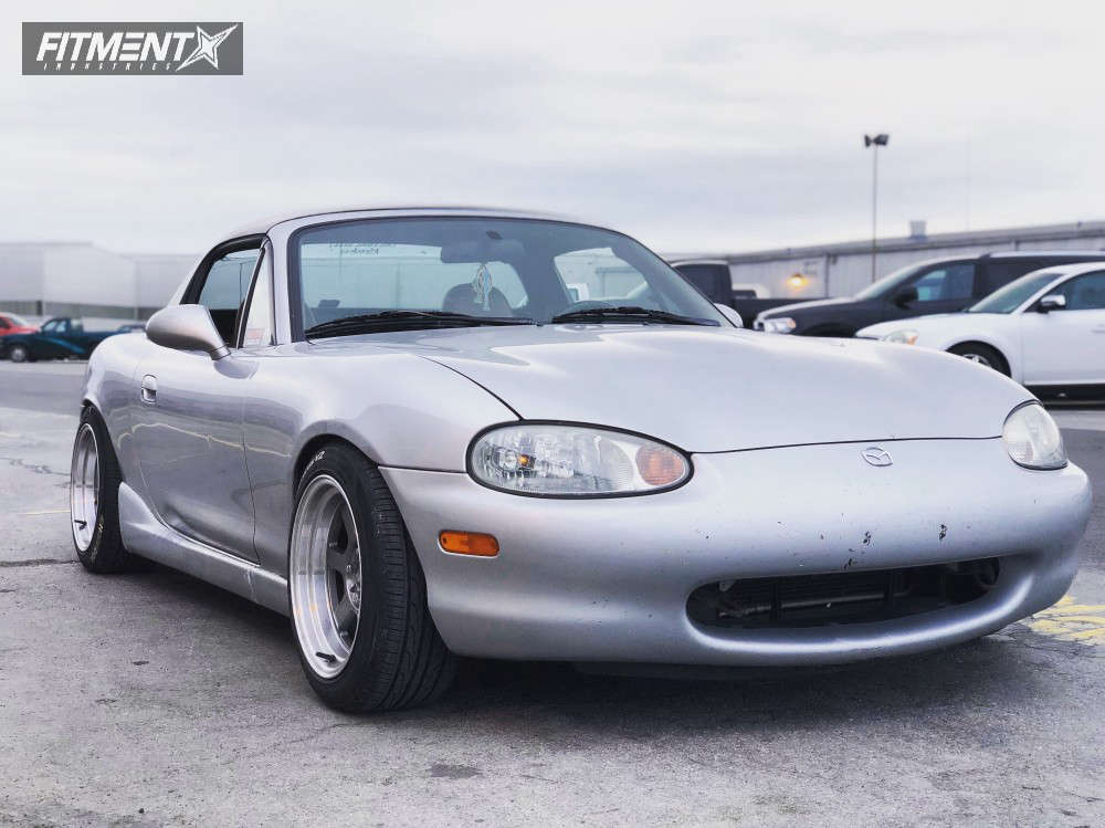 1999 Mazda MX-5 Miata with 15x8 MST Time Attack and Hankook 195x50 on ...