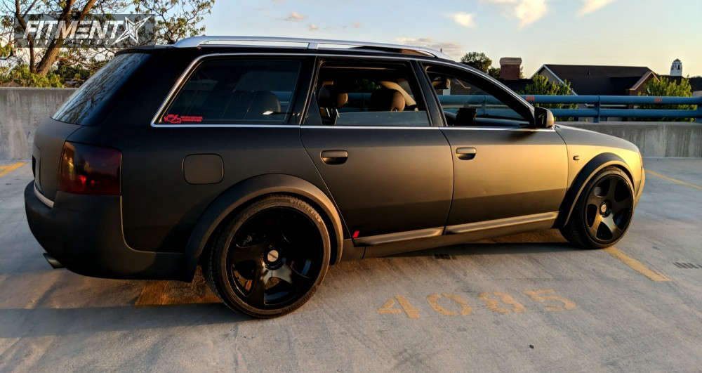 2001 Audi Allroad Quattro Base with 19x8.5 Rotiform Tmb and Continental ...