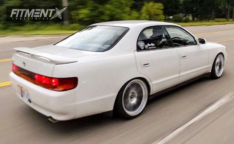 1993 Toyota Chaser with 18x9 STR 901 and Nankang 225x35 on Coilovers ...