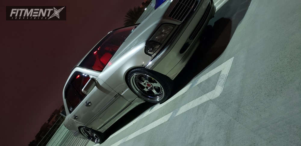 1999 Mercedes-Benz C230 with 18x8.5 ESR Sr02 and Black Lion 225x45 on ...