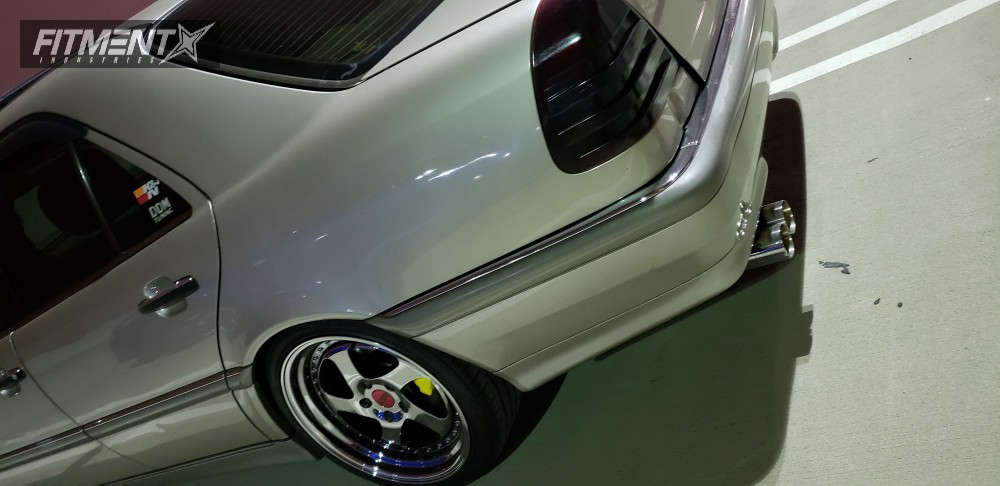 1999 Mercedes-Benz C230 with 18x8.5 ESR Sr02 and Black Lion 225x45 on ...