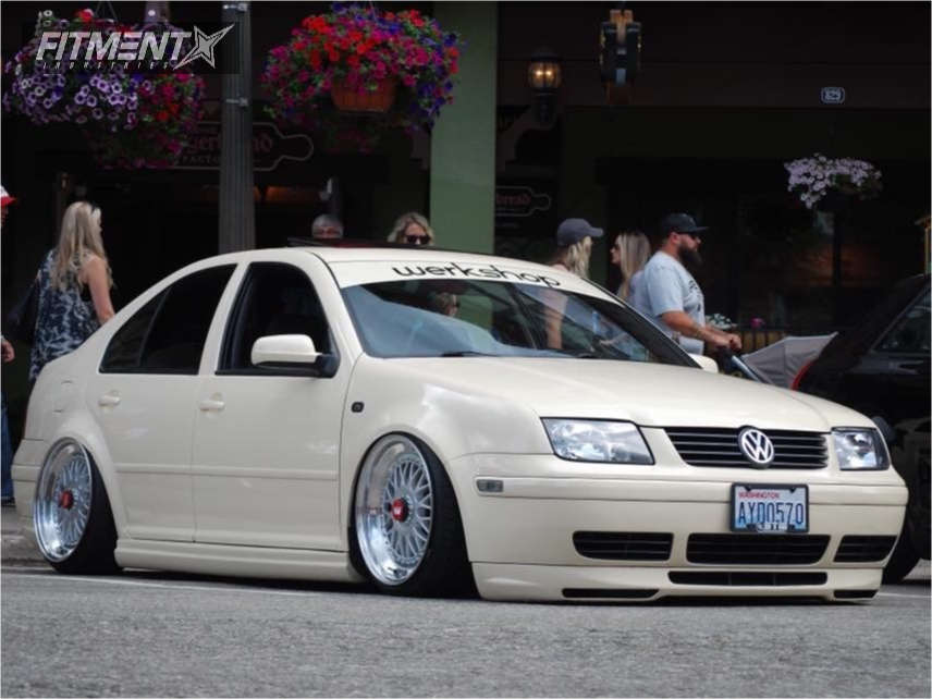 2002 Volkswagen Jetta with 18x9.5 MTechnica Aero 2 Piece and Nankang ...