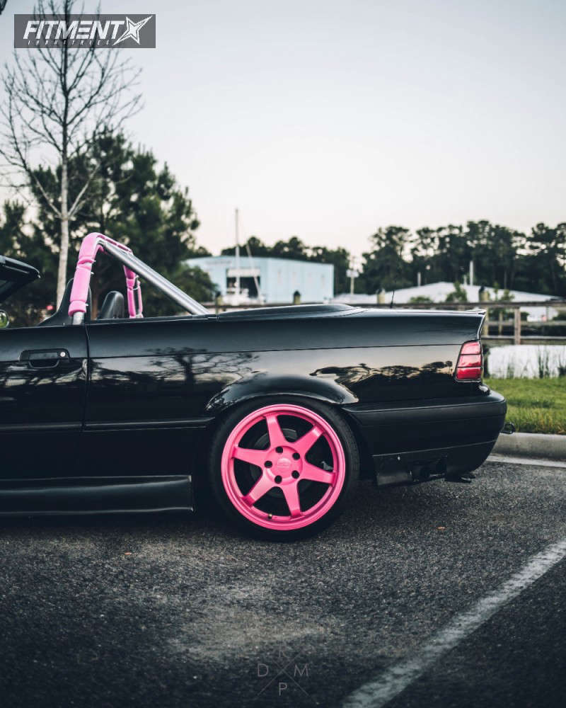 1994 BMW 325Ci with 17x9.5 ESR Sr07 and Lexani 205x40 on Coilovers | 437547 | Fitment Industries