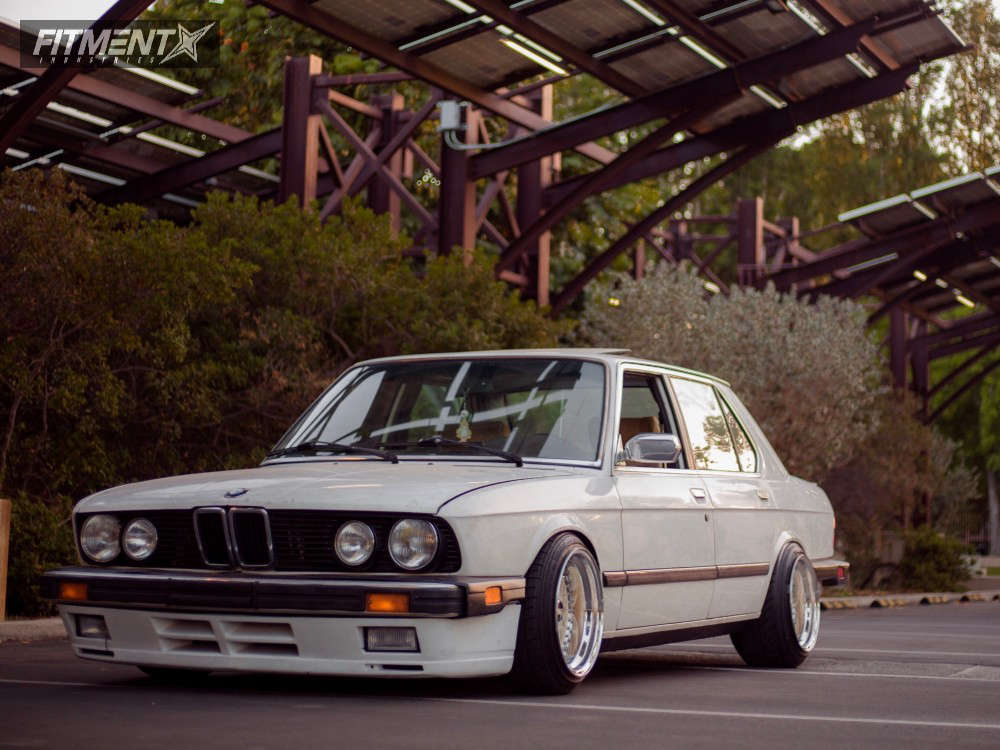 1987 BMW 528e with 16x10 BBS Rs and Dunlop 205x40 on Coilovers | 438622 ...