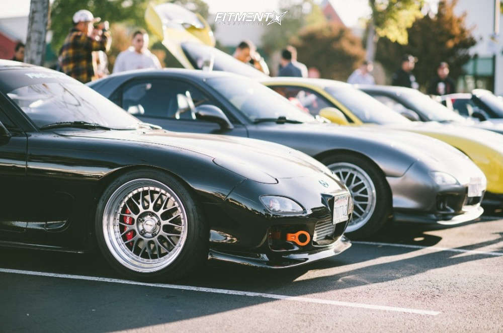 1993 Mazda RX-7 Base with 18x10 Work Meister M1 3pc and Hankook 255x35 ...