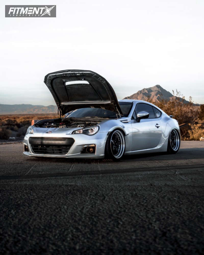2016 Subaru BRZ with 18x9.5 Work Meister S1 3p and Sentury 225x40 on Air Suspension | 439805 ...