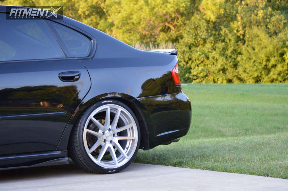 2008 Subaru Legacy with 18x8.5 Rotiform Spf and Nankang 215x35 on ...