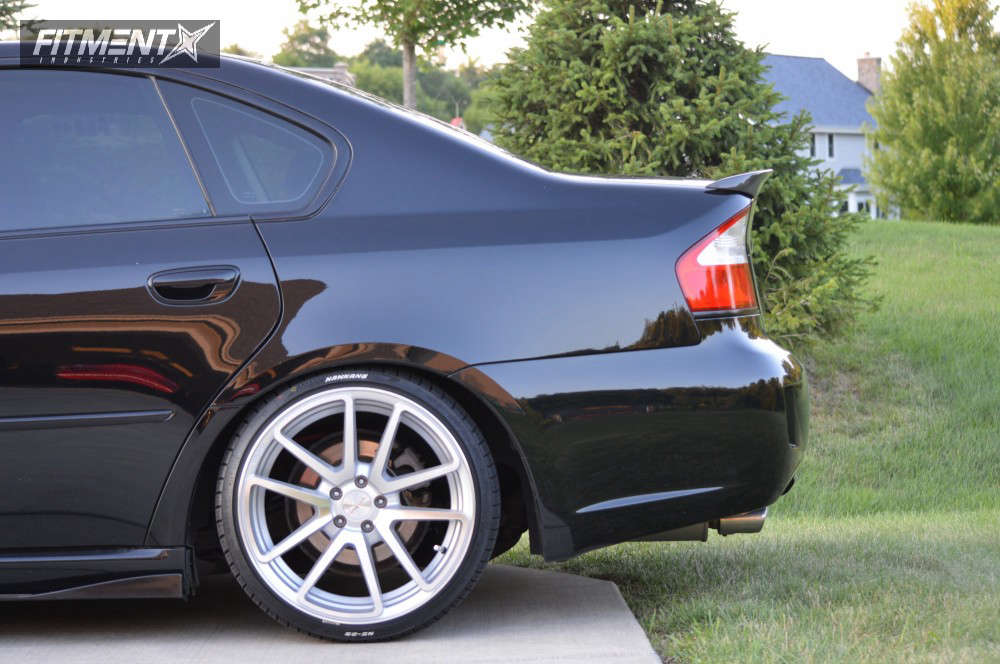 2008 Subaru Legacy with 18x8.5 Rotiform Spf and Nankang 215x35 on ...