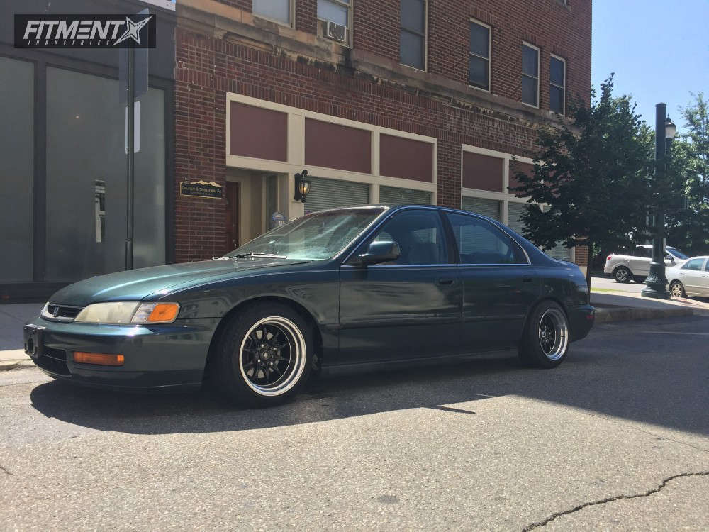 1997 Honda Accord with 15x8 MST Mt11 and Kumho 195x50 on Coilovers ...
